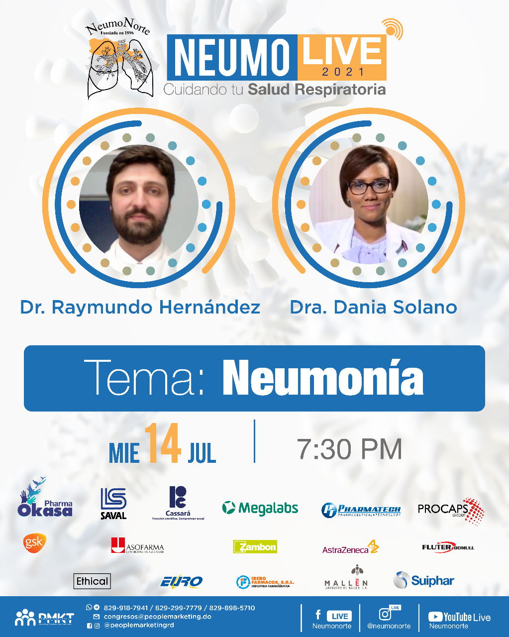 Neumólogos transmitirán su NEUMO LIVE para actualización médica sobre ...