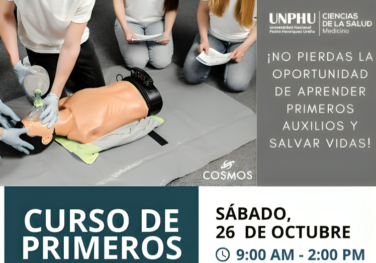 JAEMED-UNPHU invita a curso de Primeros Auxilios abierto a todo público ...